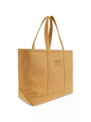COACH Utility Stitched Detail Tote Bag - Neutrals