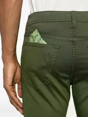 Jacob Cohen Five-pocket Trousers With Stud Detail