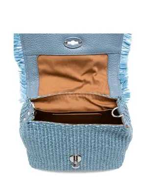 ZANELLATO Postina Vimini Baby Handbag - Blue