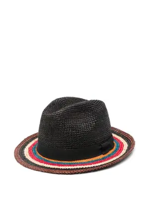 Paul Smith Straw Hat - Black