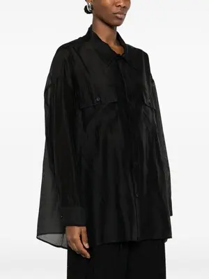 THE LATEST Long-sleeve Shirt - Black