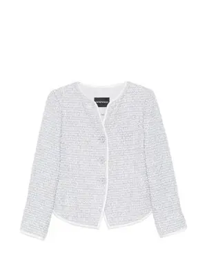 Emporio Armani Wool Blend Jacket - Grey