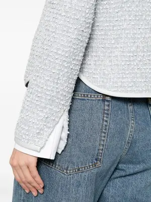 Emporio Armani Wool Blend Jacket - Grey