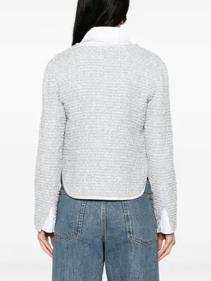 Emporio Armani Wool Blend Jacket - Grey