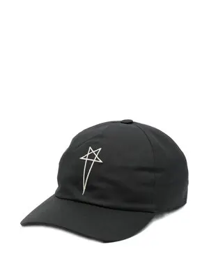 Rick Owens Embroidered Baseball Cap - Black