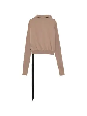 Rick Owens Cotton Sweatshirt - Pink