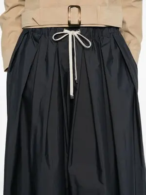 Max Mara Cotton Midi Skirt - Blue