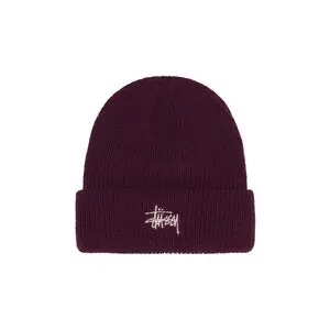 StÜssy Basic Cuff Beanie - Red