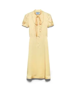 Prada Button Detailed Dresses