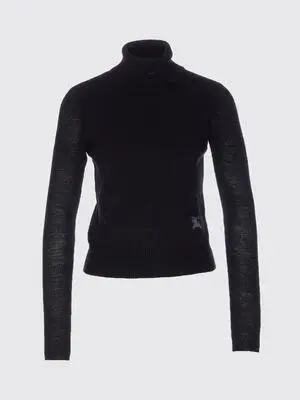 Burberry Ribbed Knit Sweater With Equestrian Knight Detail