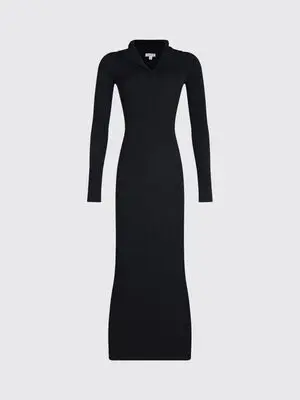 Alaïa Ribbed Knit Maxi Dress