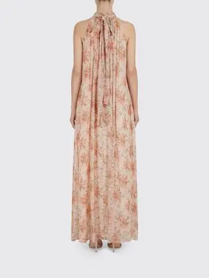 SEMICOUTURE Rosalind Printed Tulle Maxi Dress