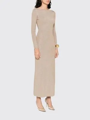 Max Mara Long Sleeve Gown - Brown