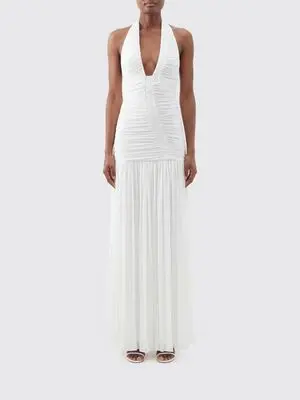 Christopher Esber Draped Halterneck Maxi Dress - White