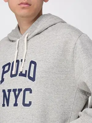 Polo Ralph Lauren Polo Nyc" Graphic Hoodie - Grey