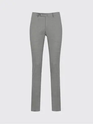 PT TORINO Wool Blend Tailored Trousers - Grey