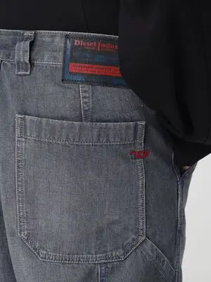 DIESEL® D-livery Wide-leg 5-pocket Jeans In Denim