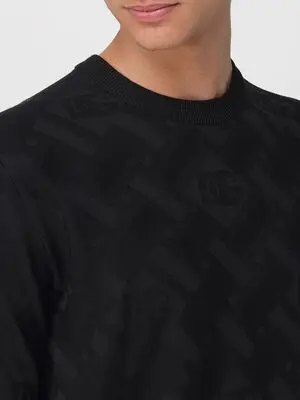 Dolce & Gabbana Jacquard Dg Monogram Crew Neck Pullover