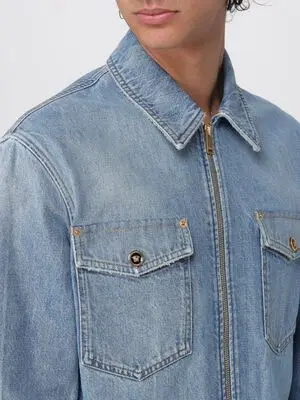 Versace Casual Cotton Denim Shirt