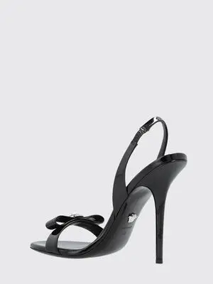 Versace Slingback Heeled Sandal - Black