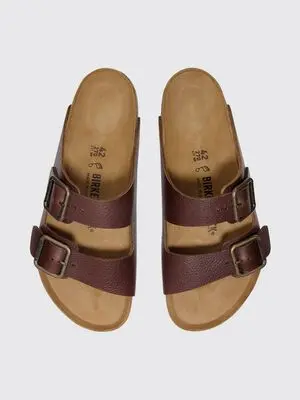 BIRKENSTOCK Buckled Leather Sandals - Brown