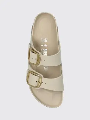 BIRKENSTOCK Arizona Big Buckle Leather Sandals - Nude