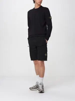 Stone Island Cotton Crew Neck Pullover - Blue