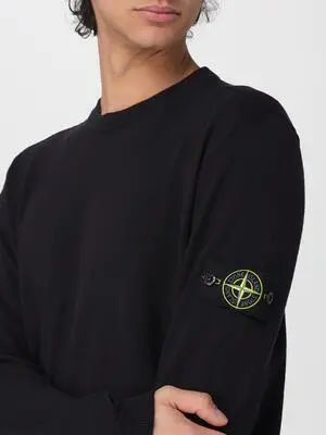 Stone Island Cotton Crew Neck Pullover - Blue
