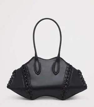 Alexander McQueen Leather Manta Top-handle Bag