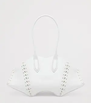 Alexander McQueen Leather Lace-up Manta Top-handle Bag