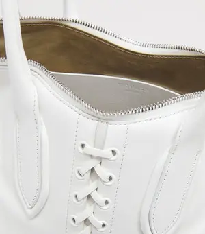 Alexander McQueen Leather Lace-up Manta Top-handle Bag