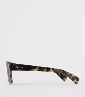 Alexander McQueen Acetate Square Sunglasses