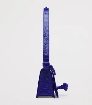 Alexander McQueen Leather Skull Four-ring Top-handle Bag - Blue
