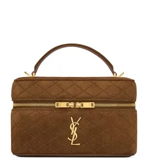 Saint Laurent Gaby Vanity Bag - Brown