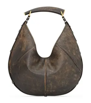 Saint Laurent Medium Mombasa Shoulder Bag - Brown