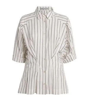 Palmer//harding Cotton Stripe Vessel Shirt