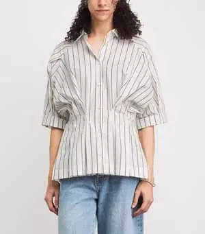 Palmer//harding Cotton Stripe Vessel Shirt