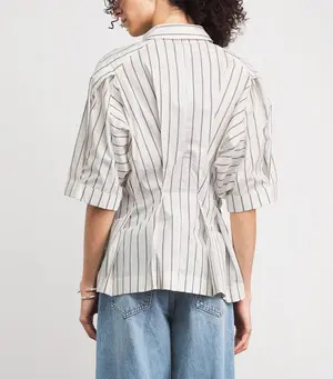 Palmer//harding Cotton Stripe Vessel Shirt
