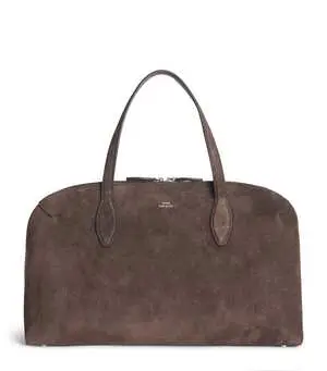 TOTEME Day Medium Suede Shoulder Bag