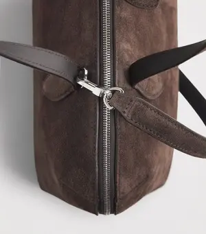 TOTEME Day Medium Suede Shoulder Bag