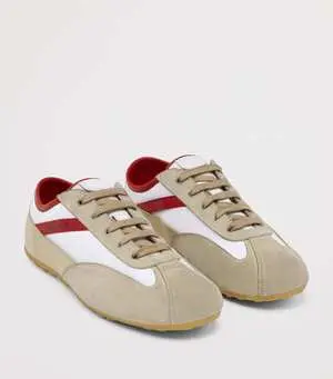 Alexander McQueen Leather Boxe Sneakers