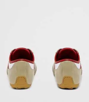 Alexander McQueen Leather Boxe Sneakers