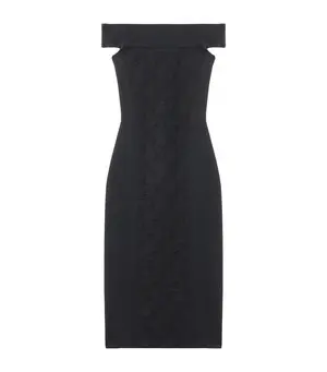 Stretch Jacquard Cocktail Dresses