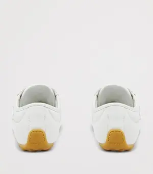 Alexander McQueen Calfskin Boxe Sneakers - Nude