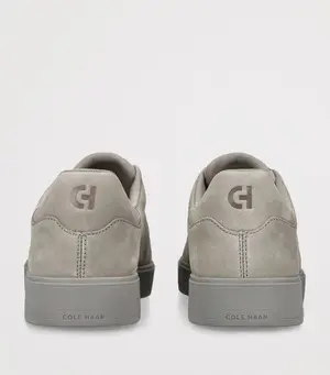 Cole Haan Grandprø Luxe Leather Slip-on Sneakers - Grey