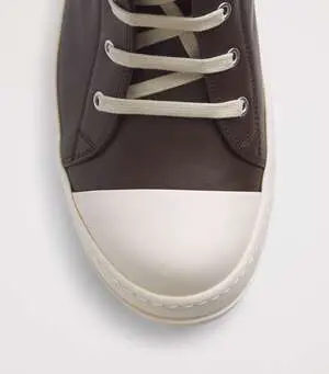 Rick Owens Leather High-top Sneakers