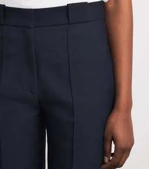 ME+EM Cotton Cropped Wide-leg Trousers