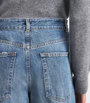 ME+EM Ankle Grazer Straight Jeans - Blue