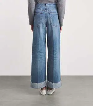 ME+EM Ankle Grazer Straight Jeans - Blue
