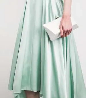 ROKSANDA Silk Satin Noma Midi Dress - Green